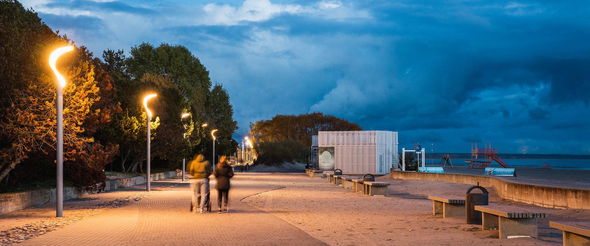 Pärnu beach promenade